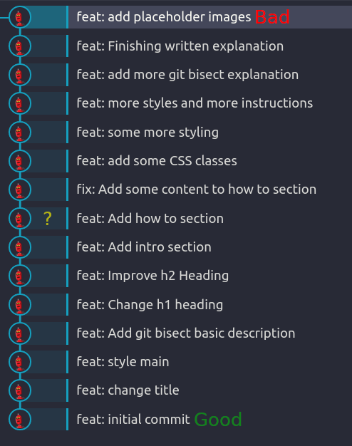 Git Bisect Demo 6100